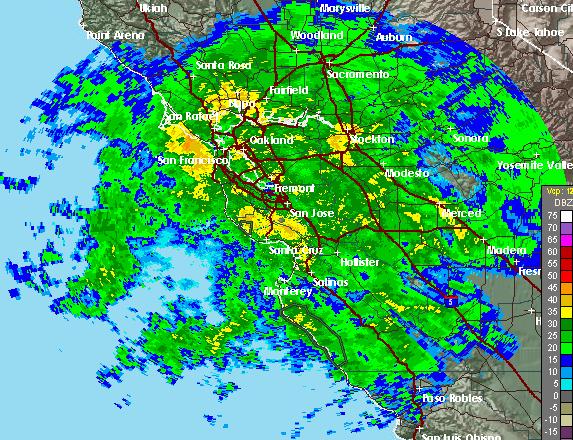 Berkeley: 100% chance of rain