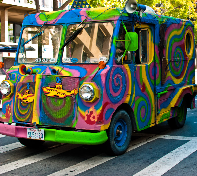 Snapped: Art cars make their way down Bancroft