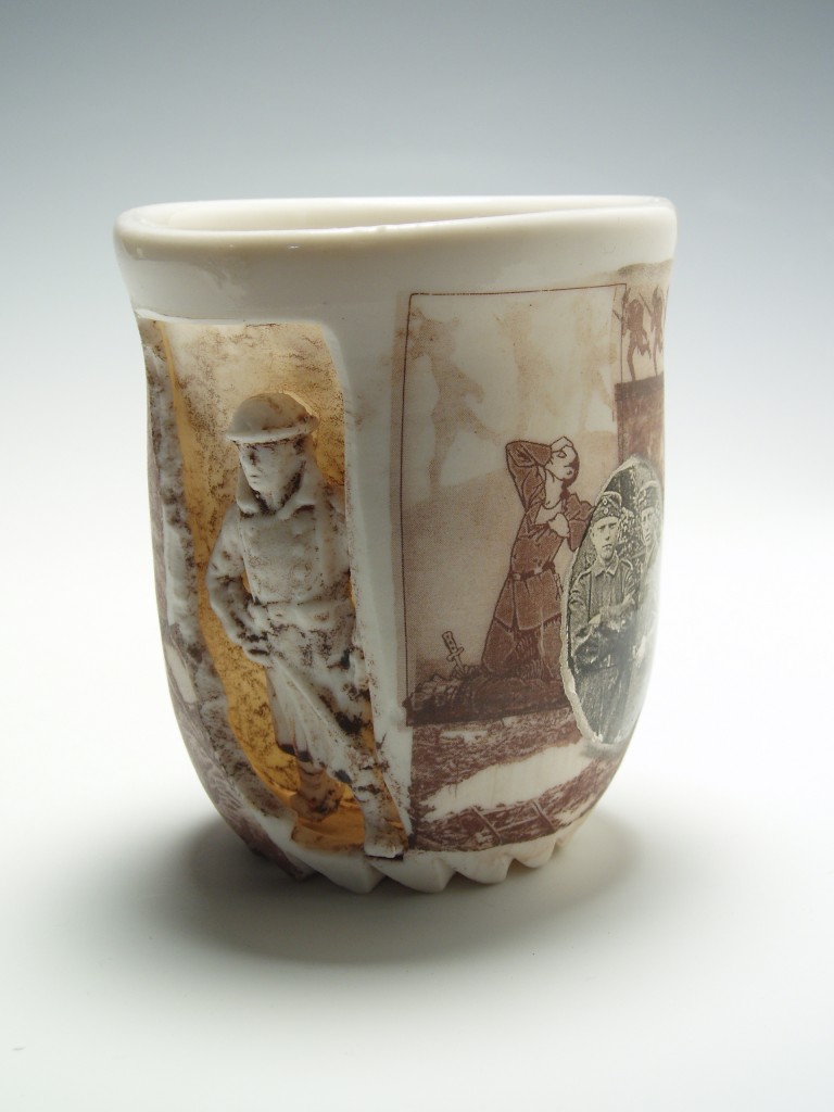 'Mostly I just make cups': Artist highlights impact of war