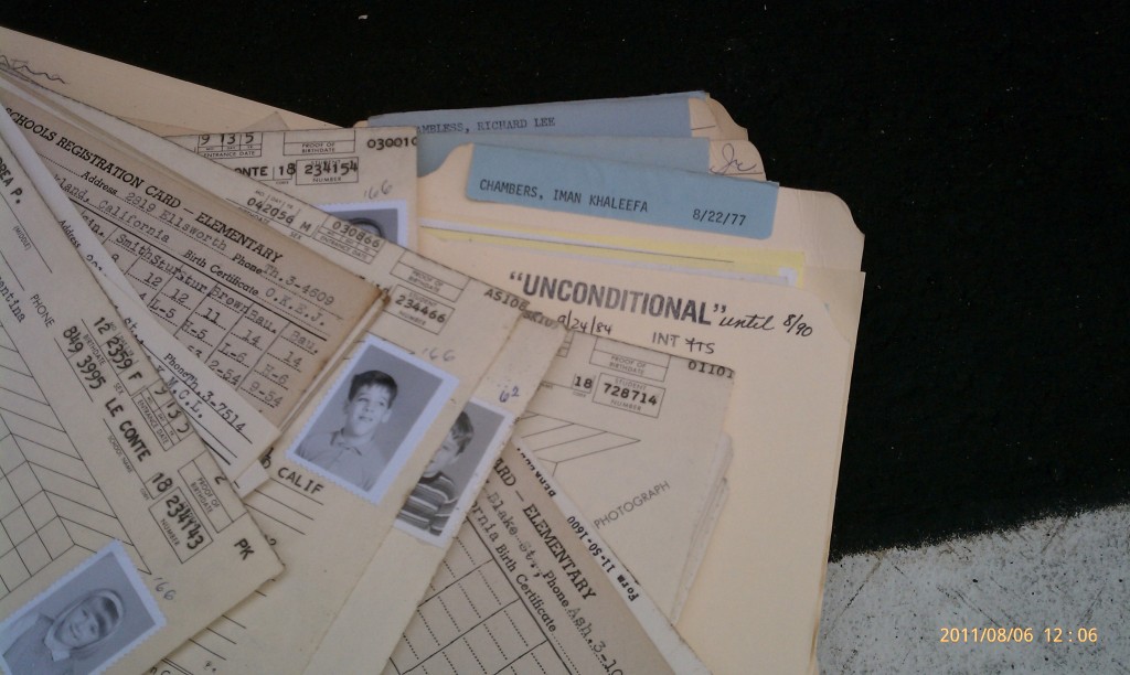 Mystery of discarded school records at Le Conte School