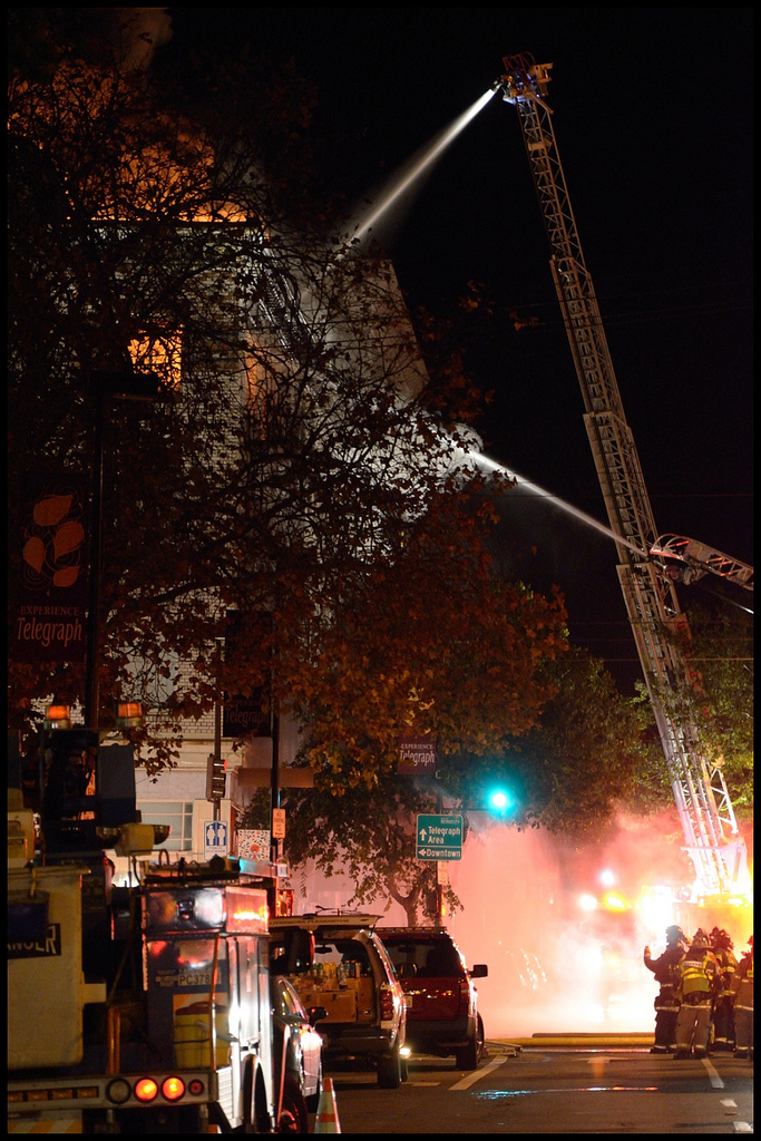 Friday's fire 'another hit in the face' for Telegraph Avenue