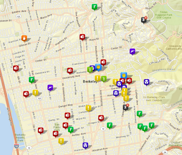 Berkeleyside Police Blotter: Crime in Berkeley, 4/25-5/1