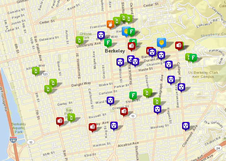 Berkeleyside Police Blotter: Crime in Berkeley, May 2-8