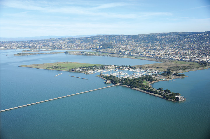 Bird's eye view: San Francisco Bay as seen from the air