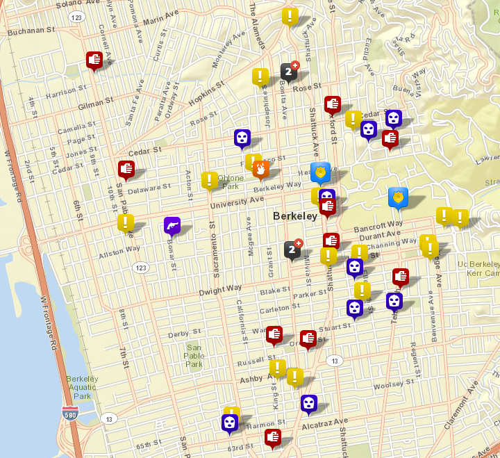 Berkeleyside Police Blotter: Crime in Berkeley, Oct. 24-30