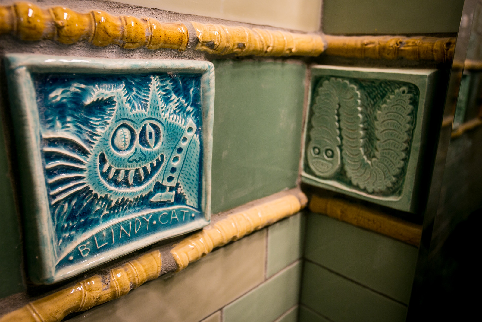 How Quirky is Berkeley? Mark Bulwinkle's tiles.