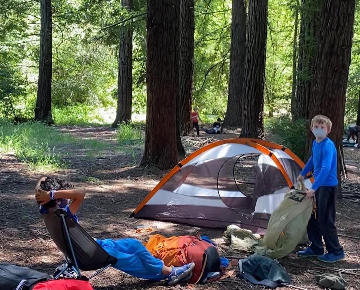 School camping trips: getting there is the lesson