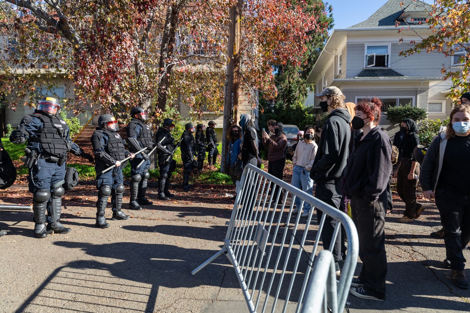 People's Park neighbors face 'lockdown' behind police barricades