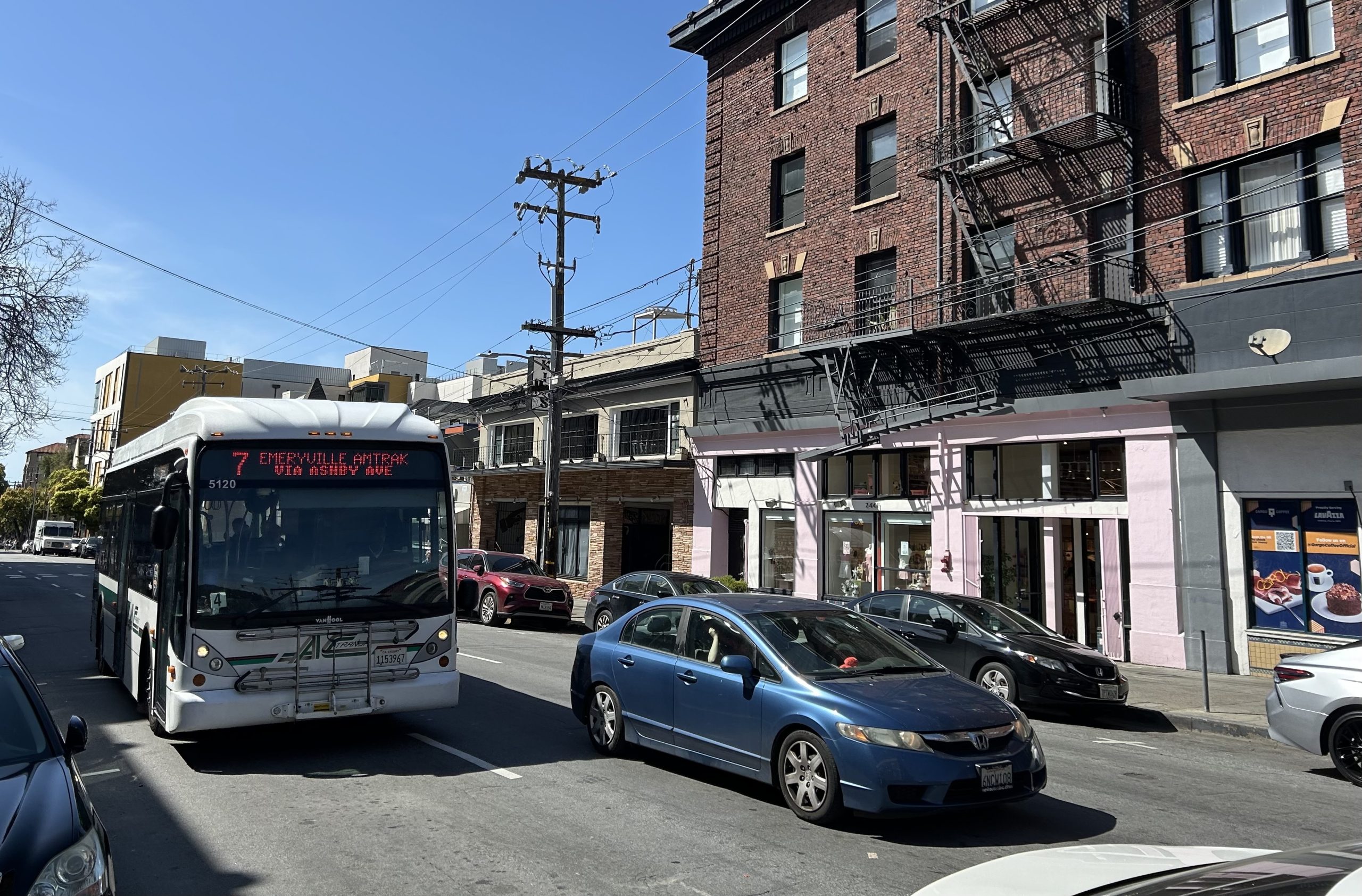 AC Transit to build bus-only lane near UC Berkeley