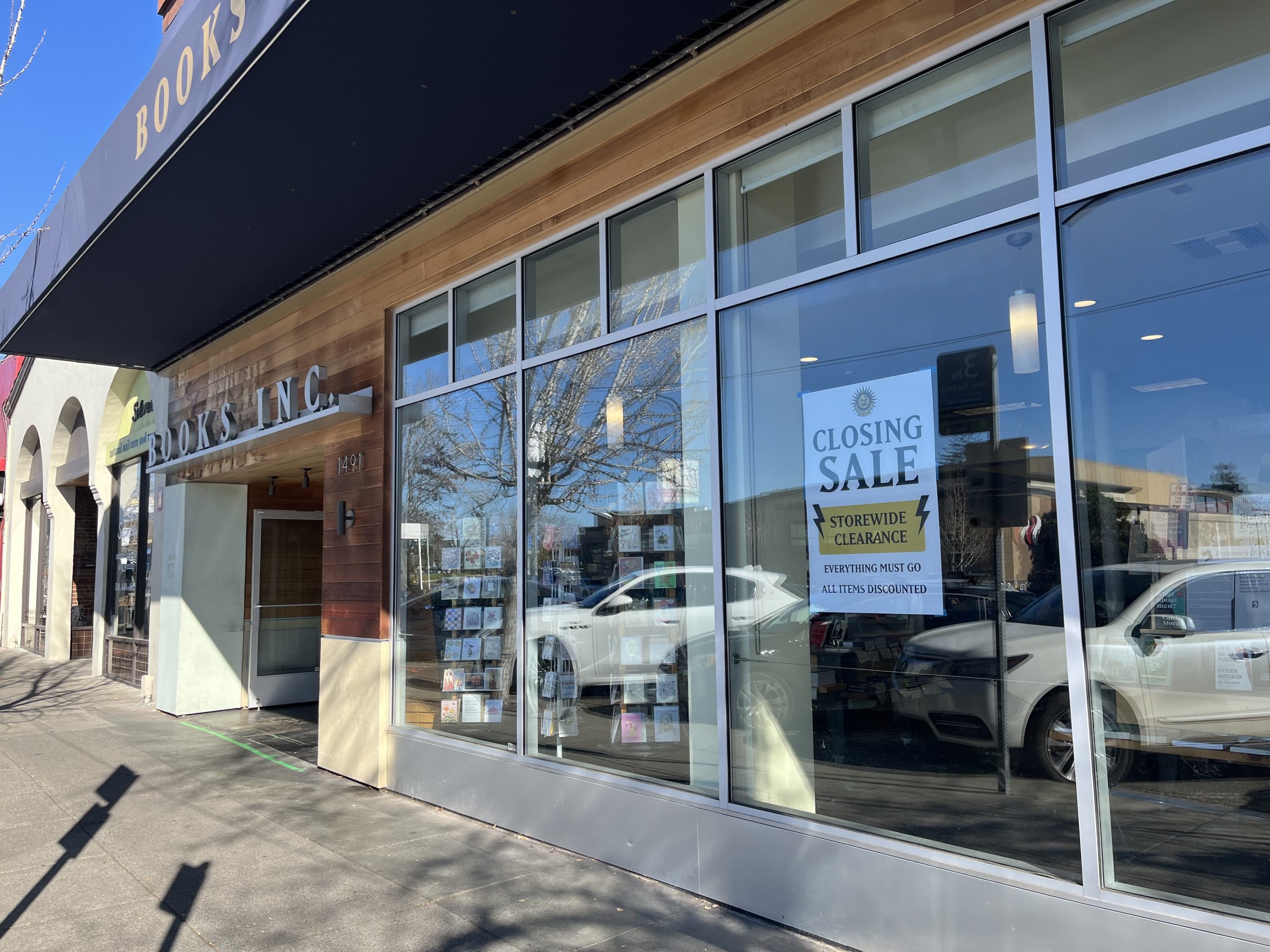 Books Inc.'s Berkeley store closing as company files for bankruptcy