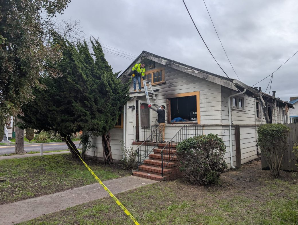 A person is dead after house fire in northwest Berkeley
