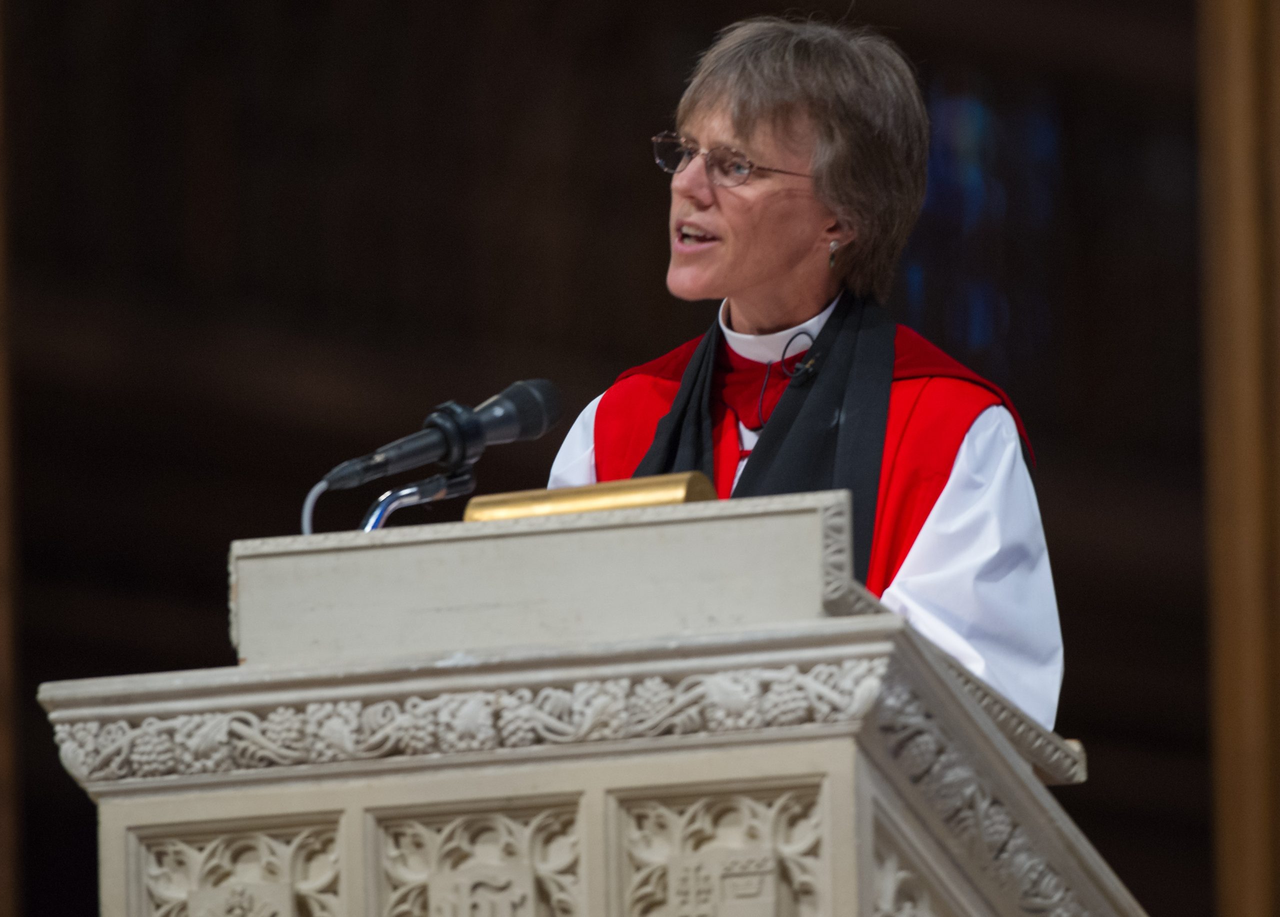 Bishop Budde, who asked Trump to 'have mercy,' lecturing in Berkeley